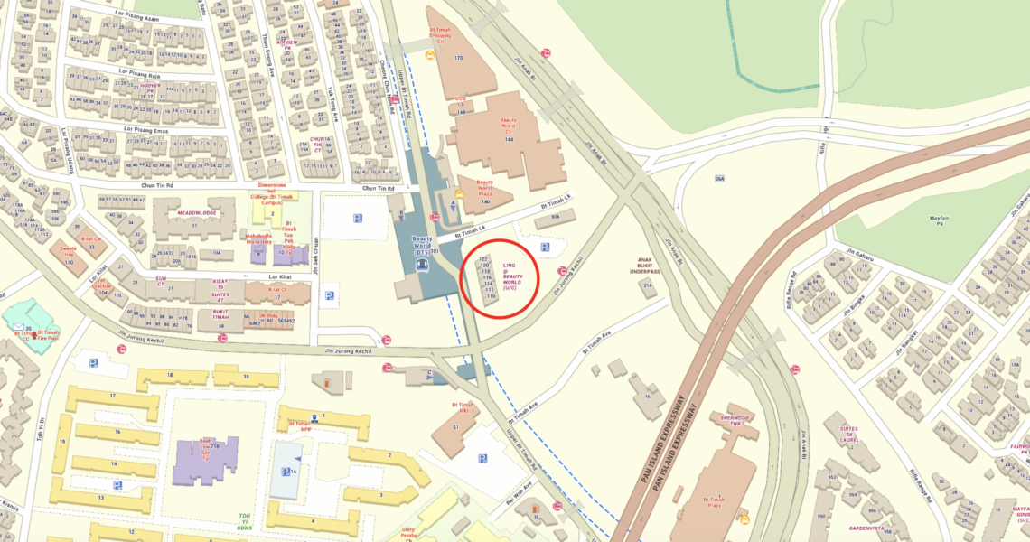 the-linq-at-beauty-world-location-map-singapore | Beauty World Residences